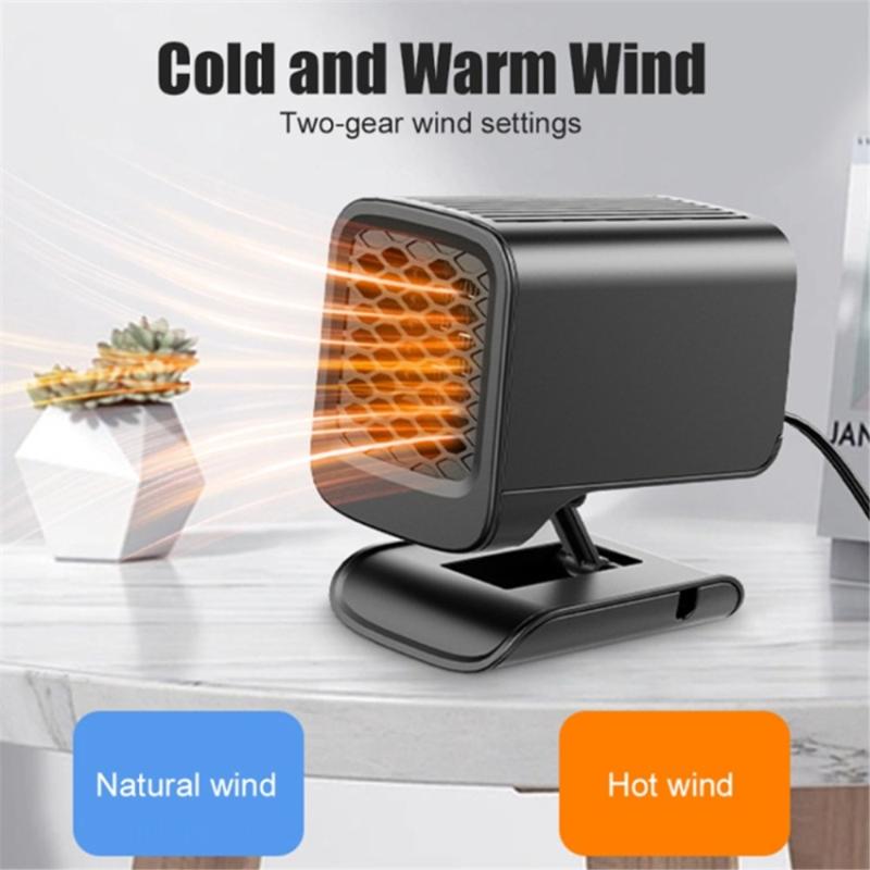 Elektrischer Heizlüfter 120W 12V Winterheizung Wärmer Windschutzscheibe ...