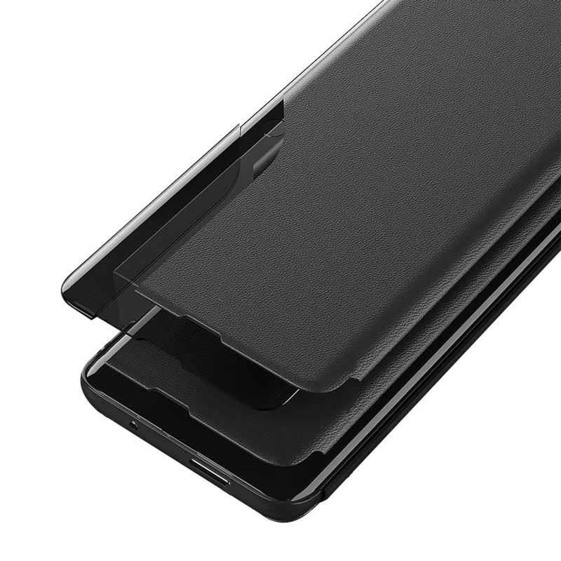 Samsung Galaxy A54 5G Smart Clear View Flip Case - Schwarz